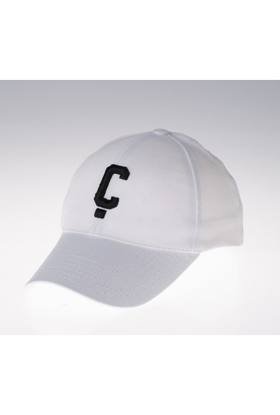 Ç Harfli Beyaz Şapka