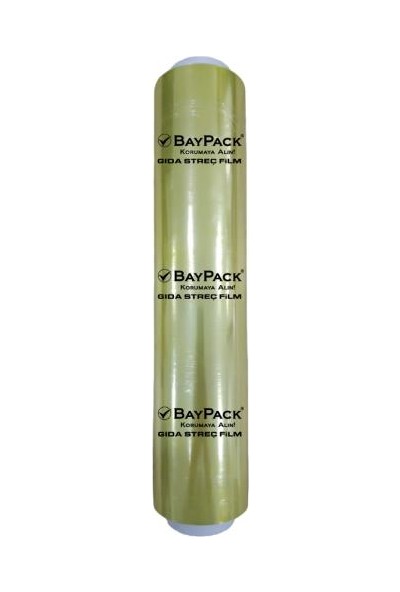 Baypack Gıda Streç Film Sarı 45 cm 300 M Baypack Gıda Streç Film Sarı 45 cm 300 M
