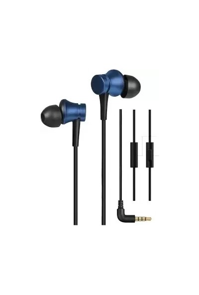 Xiaomi Mi Earphones Basic Ultra Deep Bass Piston 3.5 mm Streo Mikrofonlu Kulaklık Mavi Xiaomi Mi Earphones Basic Ultra Deep Bass Piston 3.5 mm Streo Mikrofonlu Kulaklık Mavi