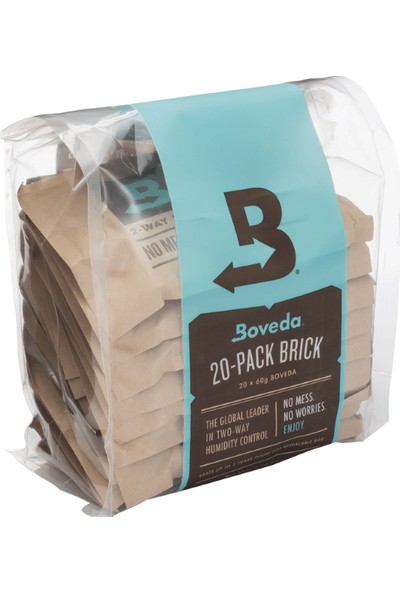 Boveda Brick 20'li Set - 72% Nem (60GRAM) Boveda Brick 20'li Set - 72% Nem (60GRAM)