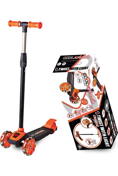 Cool Wheels Scooter Işıklı Turuncu Cool Wheels Scooter Işıklı Turuncu