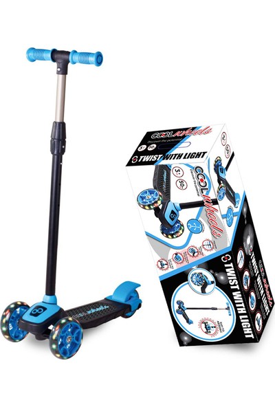 Cool Wheels Scooter Işıklı Mavi Cool Wheels Scooter Işıklı Mavi