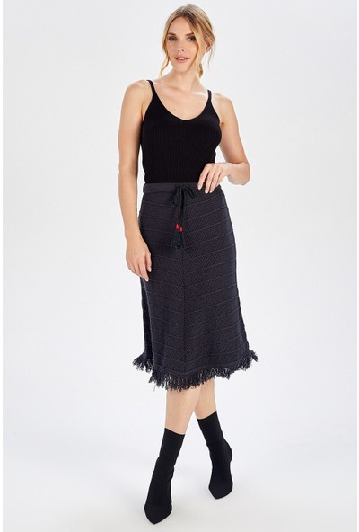 Peraluna Antrasit Renk Bohem Etek