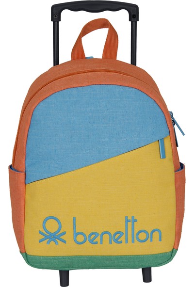 United Colors Of Benetton Çekçekli Kanvas Anaokulu Çantası 70273