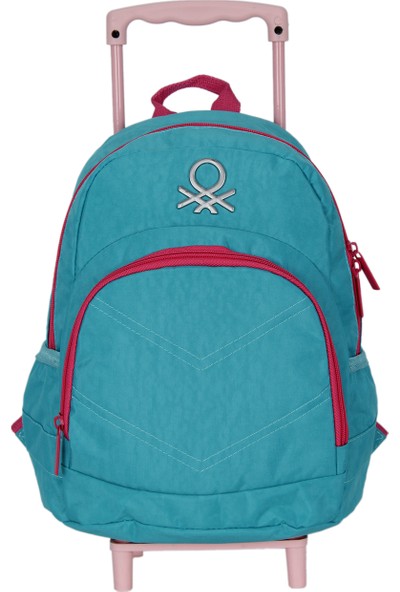 United Colors Of Benetton Krinkıl Çekçekli Anaokulu Çantası 70450 Turkuaz