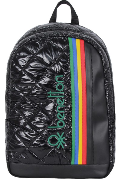 United Colors Of Benetton Kapitone Sırt Çantası 70251 Siyah