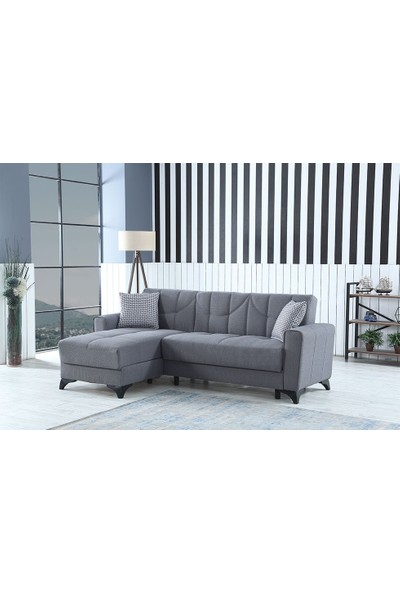 Astra Mobilya Konforlu Köşe Takımı Gri Astra Mobilya Konforlu Köşe Takımı Gri