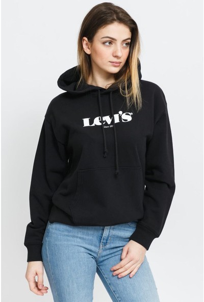 Levi's Kadın Siyah Sweatshirt