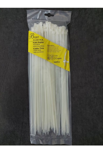 Best Kablo Bağı 4,6 x 350 mm Best Kablo Bağı 4,6 x 350 mm