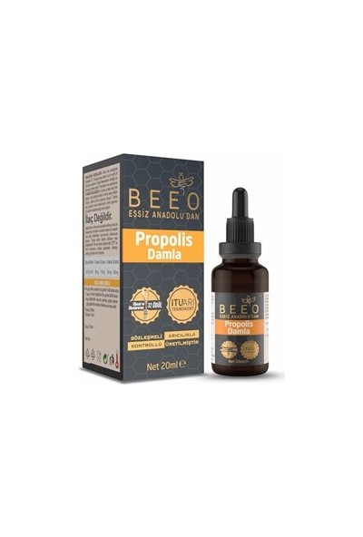 Beeo Propolis Active Propolis Suda Çözünür Damla 20 ml Beeo Propolis Active Propolis Suda Çözünür Damla 20 ml