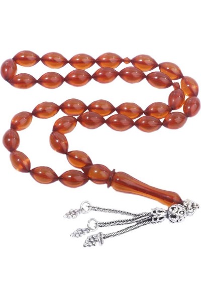 Som Gümüş & Tesbih 925 Ayar Gümüş Üzüm Salkım Püsküllü Ateş Kehribar Tesbih Som Gümüş & Tesbih 925 Ayar Gümüş Üzüm Salkım Püsküllü Ateş Kehribar Tesbih