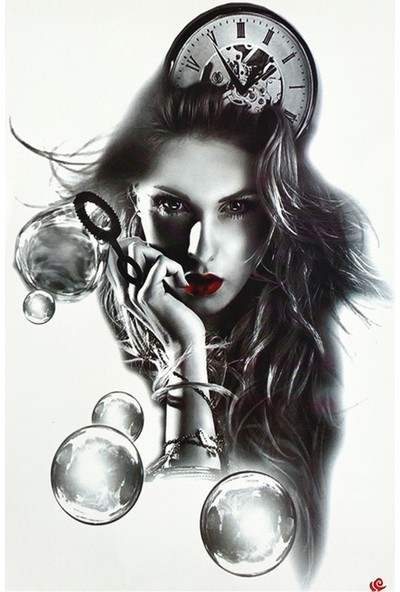 Takıştır Geçici Kadın Dövme Tattoo