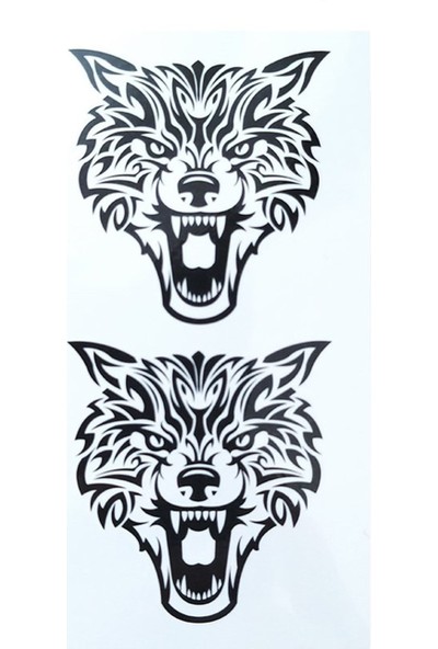 Takıştır Geçici Mini Kurt Dövme Tattoo Takıştır Geçici Mini Kurt Dövme Tattoo