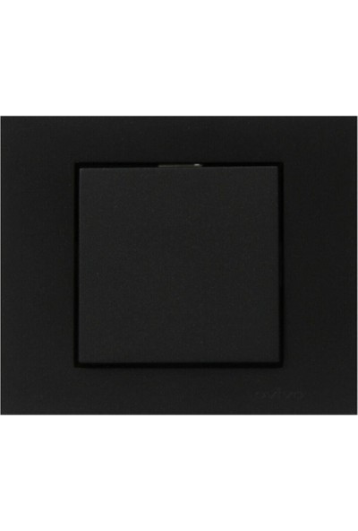 Ovivo Grano Siyah Anahtar+Çerçeve Ovivo Grano Siyah Anahtar+Çerçeve