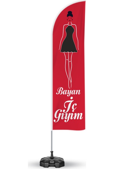 Reklamediyoruz Bayan Iç Giyim Reklam Yönlendirme ve Tanıtım Yelken Bayrağı