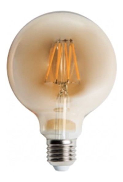 Cata 5 Adet Ct 4286 Cata 6W G95 Glop Rustik LED 2700K Amber E27 Duy Cata 5 Adet Ct 4286 Cata 6W G95 Glop Rustik LED 2700K Amber E27 Duy
