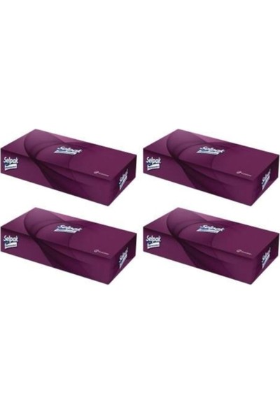 Selpak Extra Kutu Mendil 80 Yaprak 4 Paket Toplam 320 Yaprak
