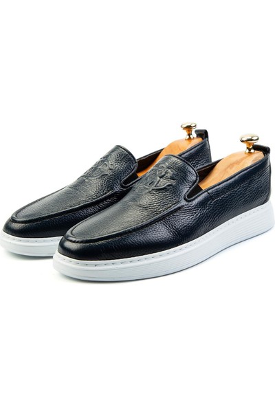 Ducavelli Stamped Flotter Hakiki Deri Erkek Ayakkabı