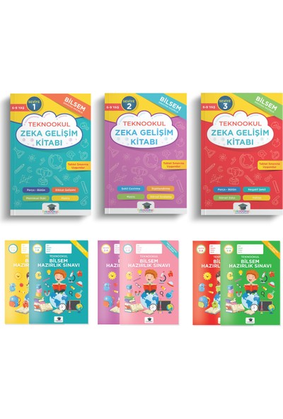 Teknookul Bilsem Hazırlık Seviye 1, 2, 3 Setleri (S1+S2+S3) Teknookul Bilsem Hazırlık Seviye 1, 2, 3 Setleri (S1+S2+S3)