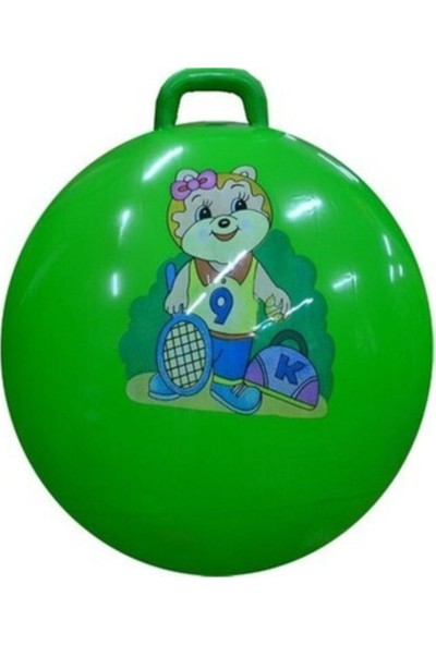 Asımoğlu Zıp Zıp Çocuk Plates Topu Yeşil Asımoğlu Zıp Zıp Çocuk Plates Topu Yeşil