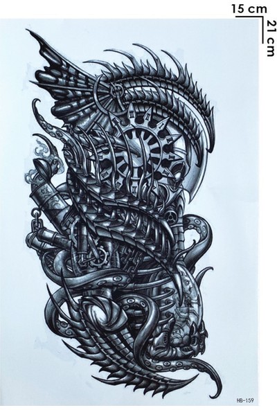 Takıştır Geçici Makine Dövme Tattoo