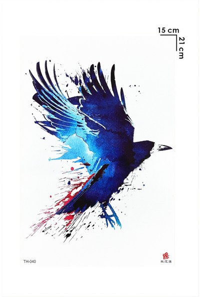 Takıştır Gerçekçi Geçici Karga Dövme Tattoo Takıştır Gerçekçi Geçici Karga Dövme Tattoo