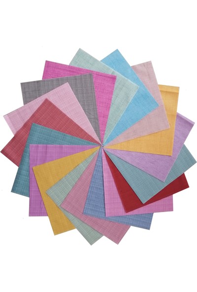 Kırkyama Patchwork Home 25X25 cm 15 Parça Pamuklu Patchwork Kumaş 40YAMA Kırkyama Elişi Hobi - Kırçıllı Düz Kumaşlar Kırkyama Patchwork Home 25X25 cm 15 Parça Pamuklu Patchwork Kumaş 40YAMA Kırkyama Elişi Hobi - Kırçıllı Düz Kumaşlar