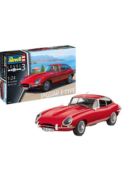 Revell Maket Model Kit Jaguar E-Type 07668