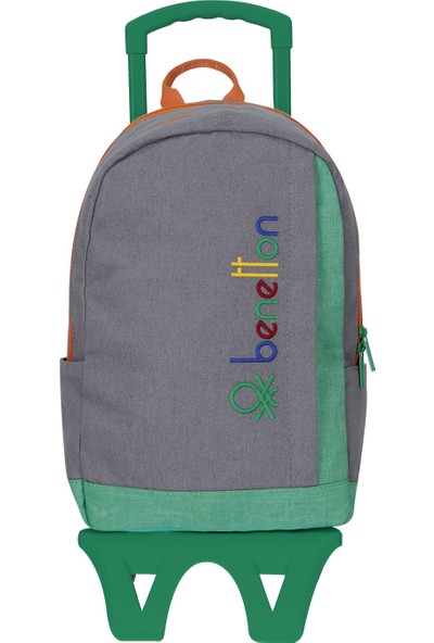 United Colors Of Benetton Çekçekli Kanvas Ilkokul Çantası 70281