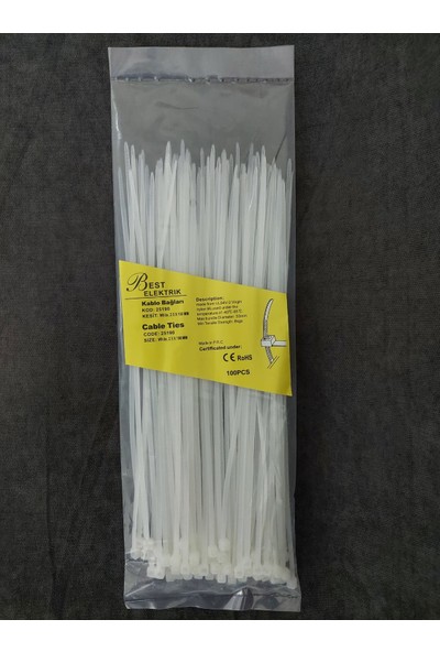 Best Kablo Bağı 2,5 x 190 mm Best Kablo Bağı 2,5 x 190 mm