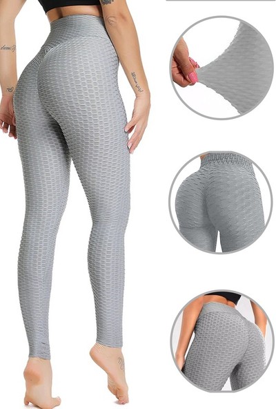 Cindiy Extra Yüksek Bel Arkası Büzgülü Pushup Brezilya Tayt Cindiy Extra Yüksek Bel Arkası Büzgülü Pushup Brezilya Tayt