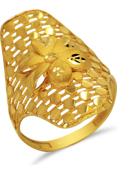 Cigold 22 Ayar Taşsız Fantezi Yüzük 17K1YZK04260001300