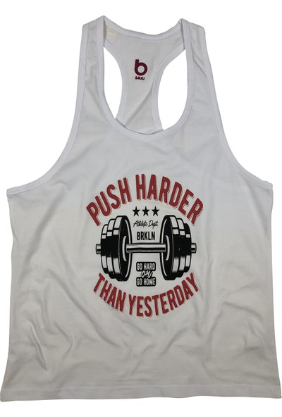 Bluu Fitness Gym Tank Top Sporcu Atleti 4104 Bluu Fitness Gym Tank Top Sporcu Atleti 4104