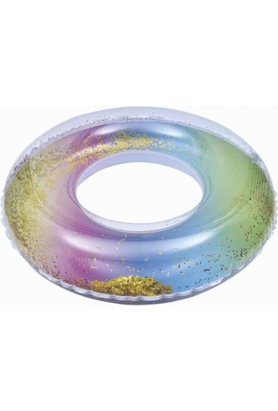 Bestway Gökkuşağı Desenli Şişme Simit 85CM - 1811101