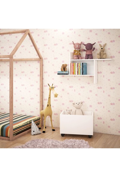 Fly Mobilya Mantova Ikili Çocuk Odası Raf