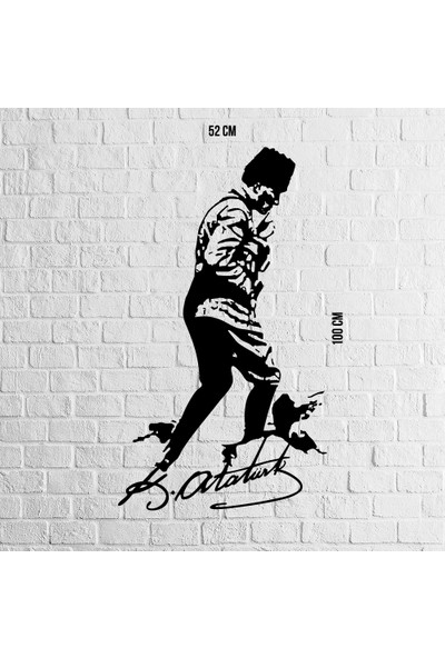 Black Art Steel Lazer Kesim Atatürk Kocatepe Tablosu
