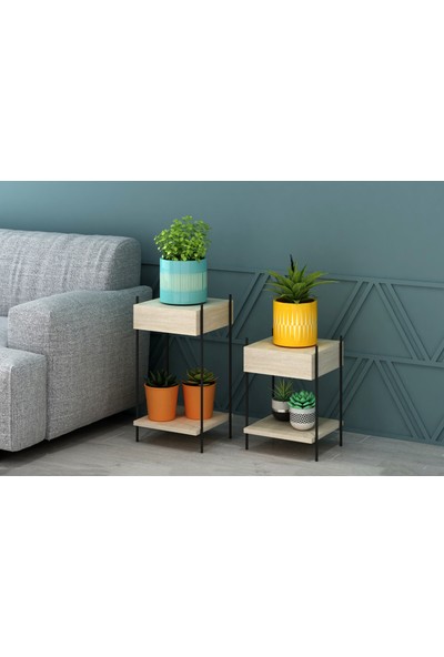 Fly Mobilya Perry Çiçeklik Yan Sehpa Büyük Boy Fly Mobilya Perry Çiçeklik Yan Sehpa Büyük Boy