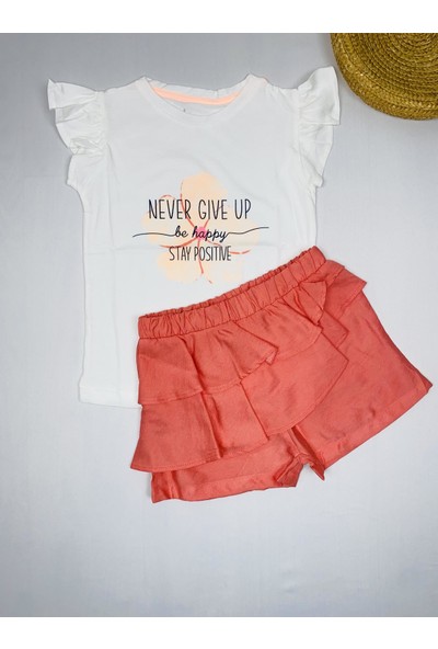 Divonette Kız Çocuk Fırfırlı Dokuma Şortlu Alt Üst Takım Divonette Kız Çocuk Fırfırlı Dokuma Şortlu Alt Üst Takım