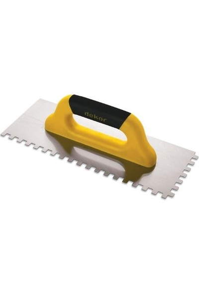 Dekor Seramık Malası Kapalı Plastık Saplı Paslanmaz Çelık 10 x 10 30 cm