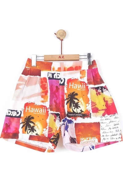 Nk Kids Şort Kız Çocuk Turuncu