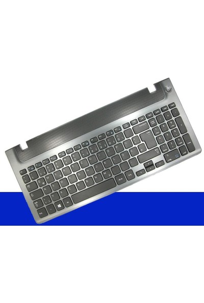 Qcell Samsung NP350V5C-T01TR Kasalı Muadil Klavye Gümüş Qcell Samsung NP350V5C-T01TR Kasalı Muadil Klavye Gümüş