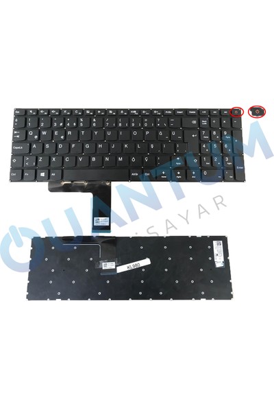 Qcell Lenovo Ideapad V110-15IBR V510-15IKB Muadil Klavye Qcell Lenovo Ideapad V110-15IBR V510-15IKB Muadil Klavye