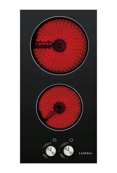 Luxell V3-02 P Ikili Vitroseramik Ankastre