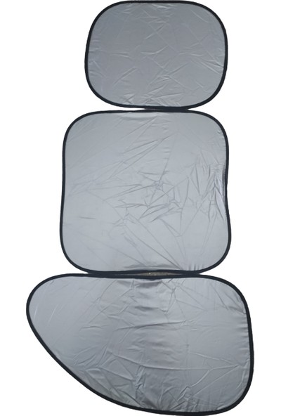 Koza Araba Güneşliği 6'lı Parlak Perde Seti