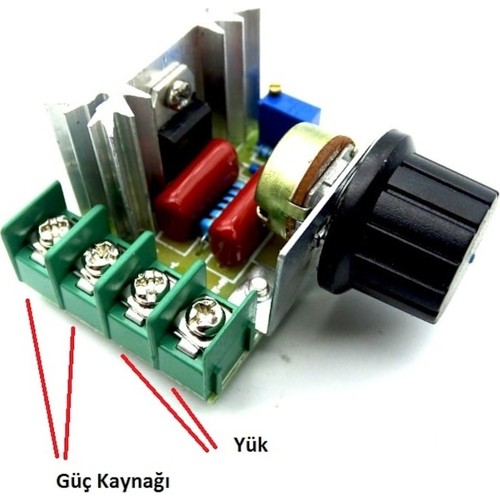 Emay Center Ac 220V 2000W Motor Hız Kontrol Dimmer Devresi Fiyatı