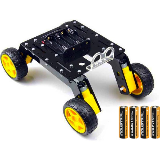 Arduino Uno 4wd Rover Araba Seti Robotik Kodlama Başlangıç Fiyatı