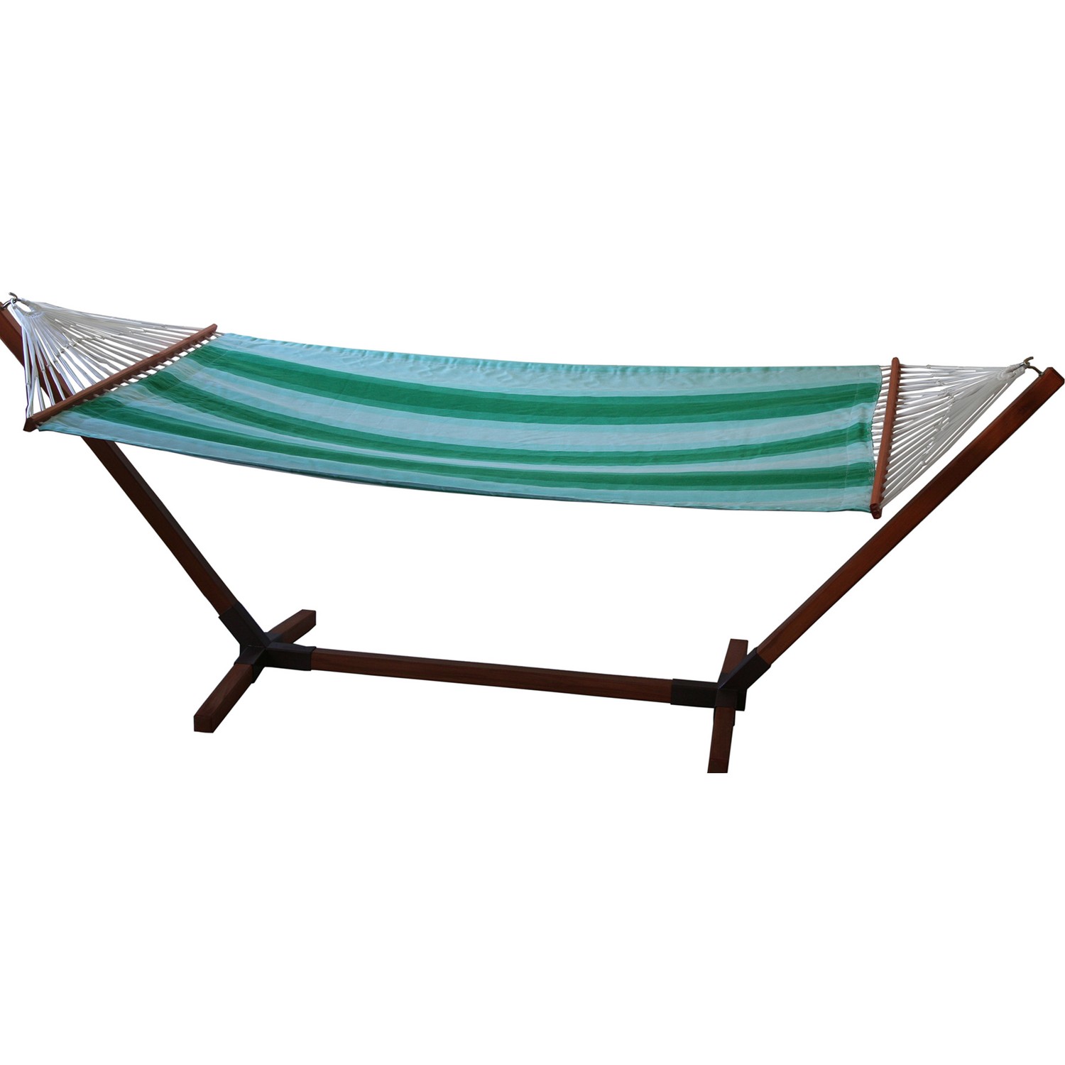 Altınoluk Hamak Çift Kişilik Ahşap Ayaklı Hamak Set - Fiyatı