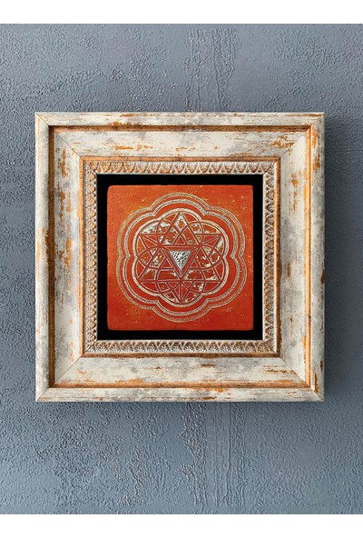Oscar Stone Decor Çerçeveli Taş Duvar Dekoru 20 x 20 cm CDD-40-1031 Oscar Stone Decor Çerçeveli Taş Duvar Dekoru 20 x 20 cm CDD-40-1031