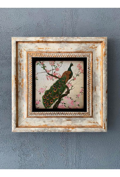 Oscar Stone Decor Çerçeveli Taş Duvar Dekoru 20 x 20 cm CDD-40-1087