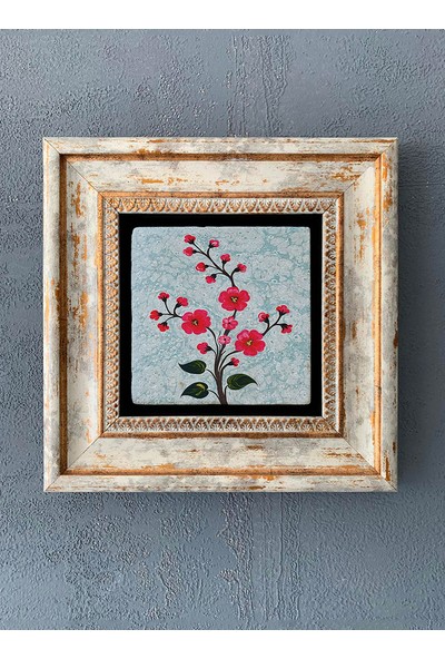 Oscar Stone Decor Çerçeveli Taş Duvar Dekoru 20 x 20 cm CDD-40-1137